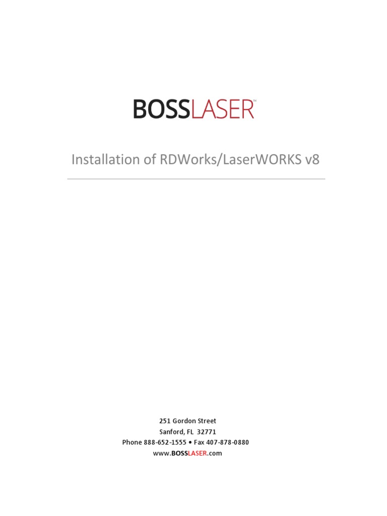 RDWorks/LaserWORKS v8 Installation Guide | PDF | Dialog Box ...