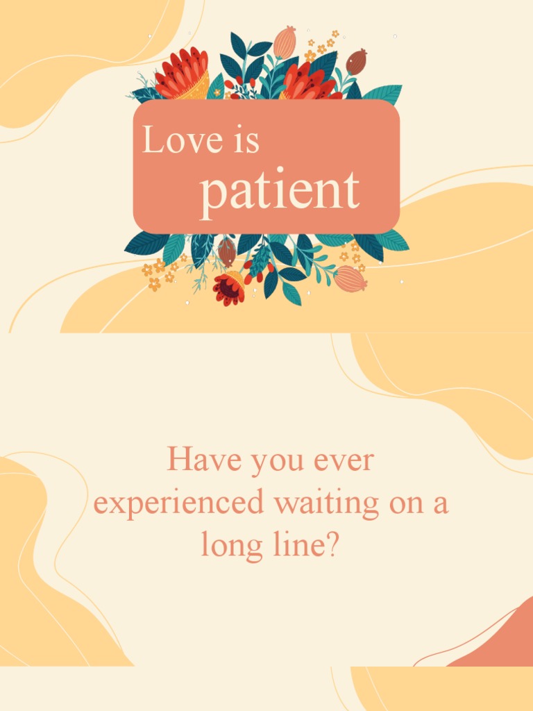 Love Is Patient | PDF