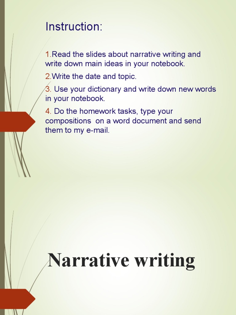 Narrative Writing | PDF | Narration | Narrative