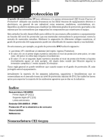 Significado de Códigos IP e IK | PDF | Seguro | Agua