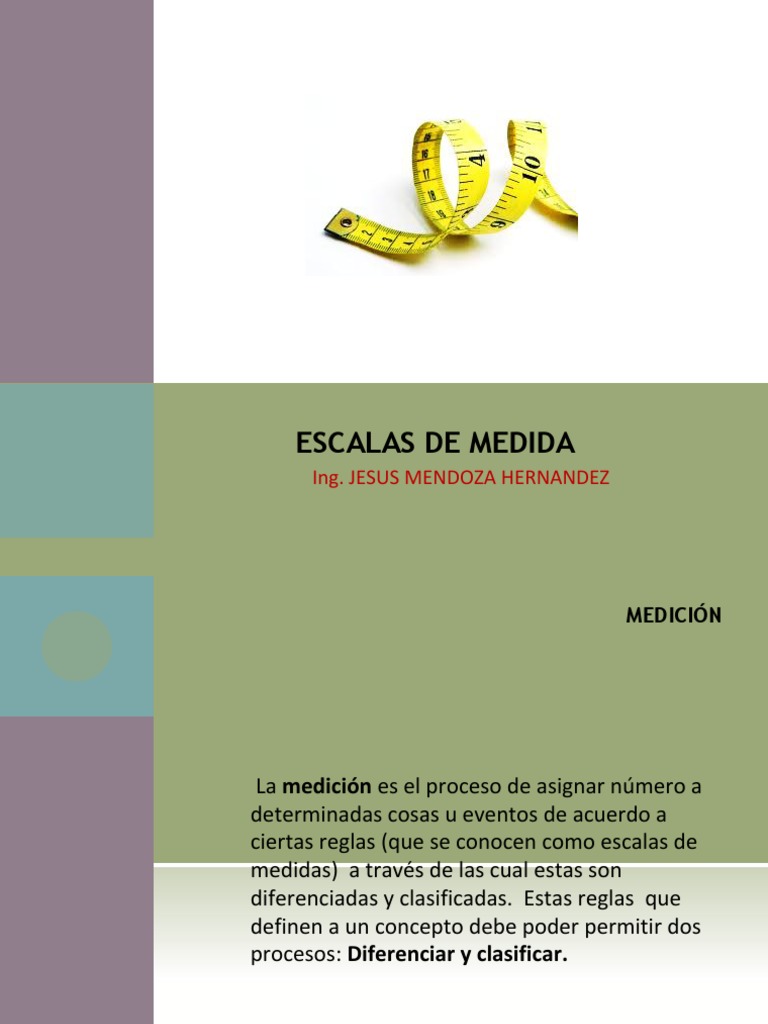 Escala de Medidas | PDF | Cociente de inteligencia | Medición