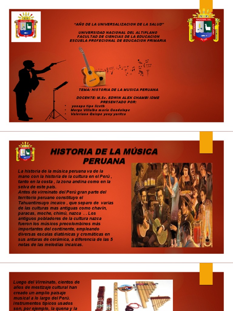Historia de la Música Peruana | PDF | Sonido | Perú