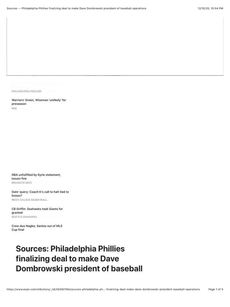 Abcded 2 | Download Free PDF | Detroit Tigers | Philadelphia Phillies