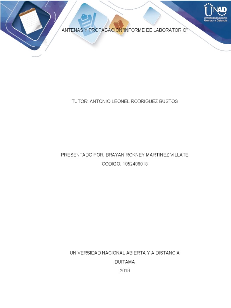Laboratorio Antenas y Propagacion | PDF | Antena (Radio ...