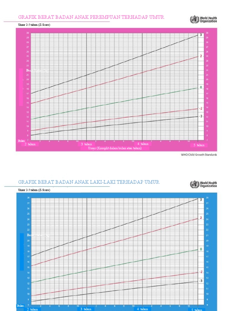 Grafik Pertumbuhan Anak Usia 2-5 Tahun | PDF | Kesehatan Holistik