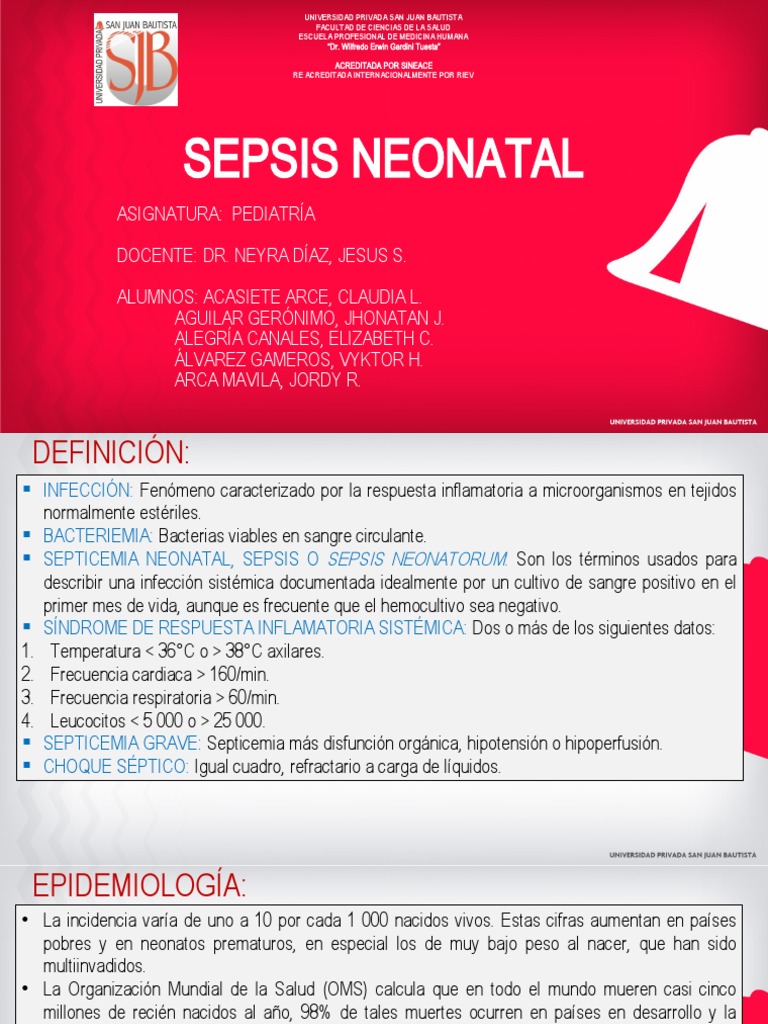 Sepsis Neonatal | PDF | Septicemia | Staphylococcus Aureus