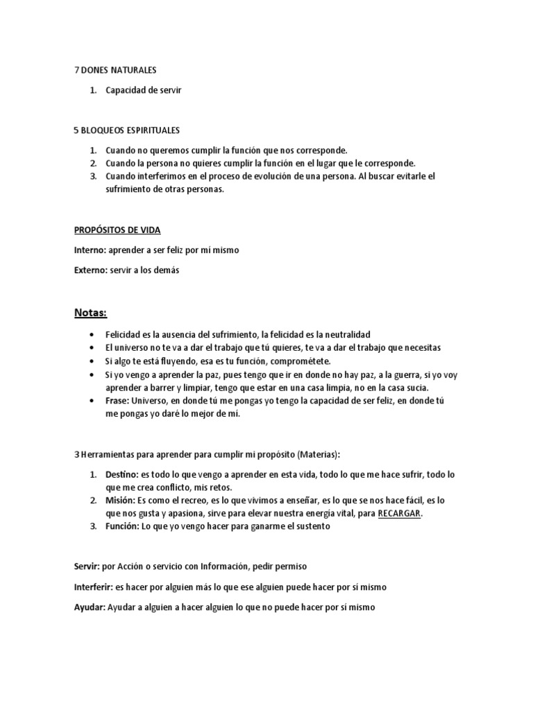 7 Dones Naturales | PDF