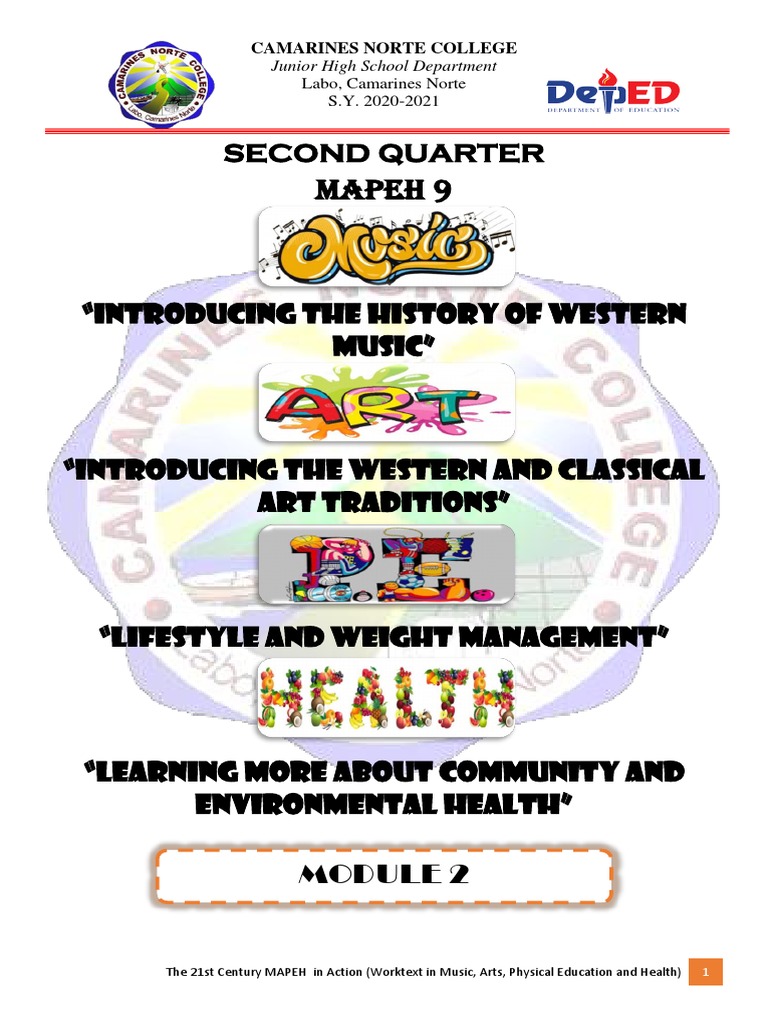 MAPEH Grade 9: Music 2nd Quarter Module | PDF | Classical Period (Music ...