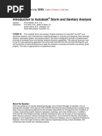 Storm and Sanitary Analysis in C3D | PDF | Drainage Basin | Computing