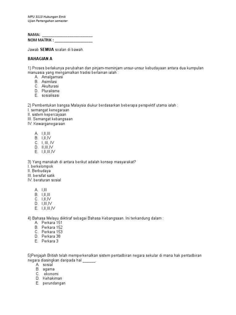 Latihan HE | PDF