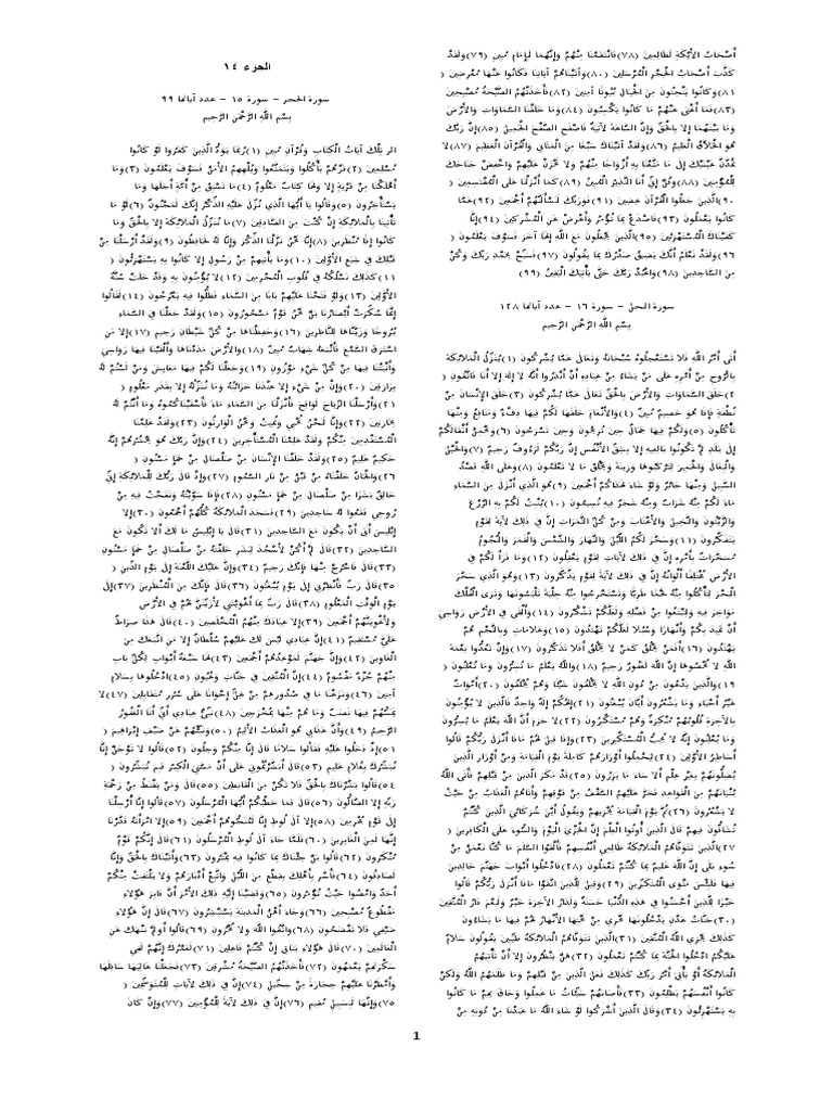 Juz 14 | PDF