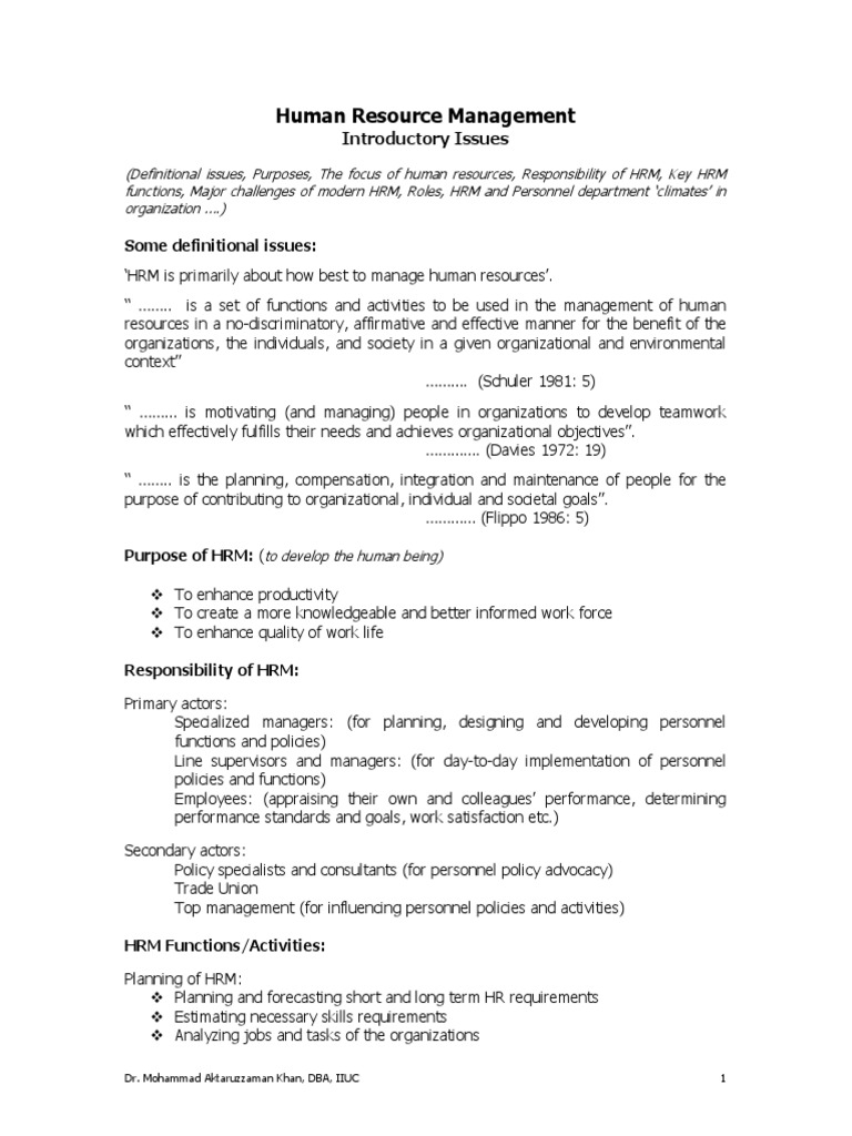 HRM Notes | PDF | Performance Appraisal | Validity (Statistics)
