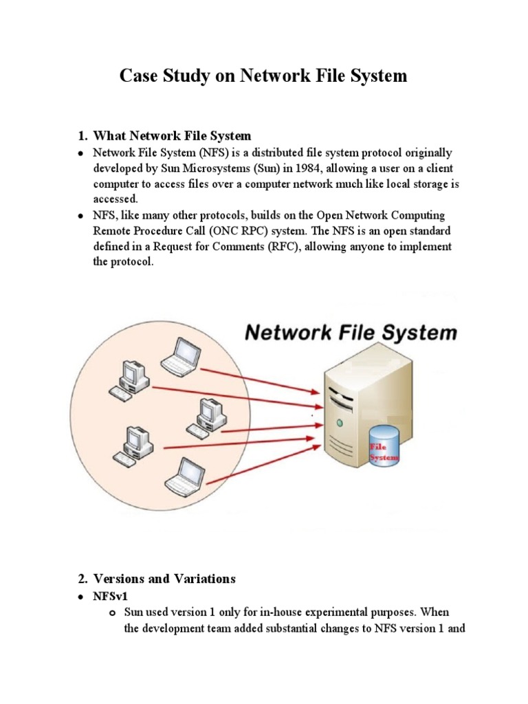 Case Study On Network File System | PDF | Internet Protocols ...