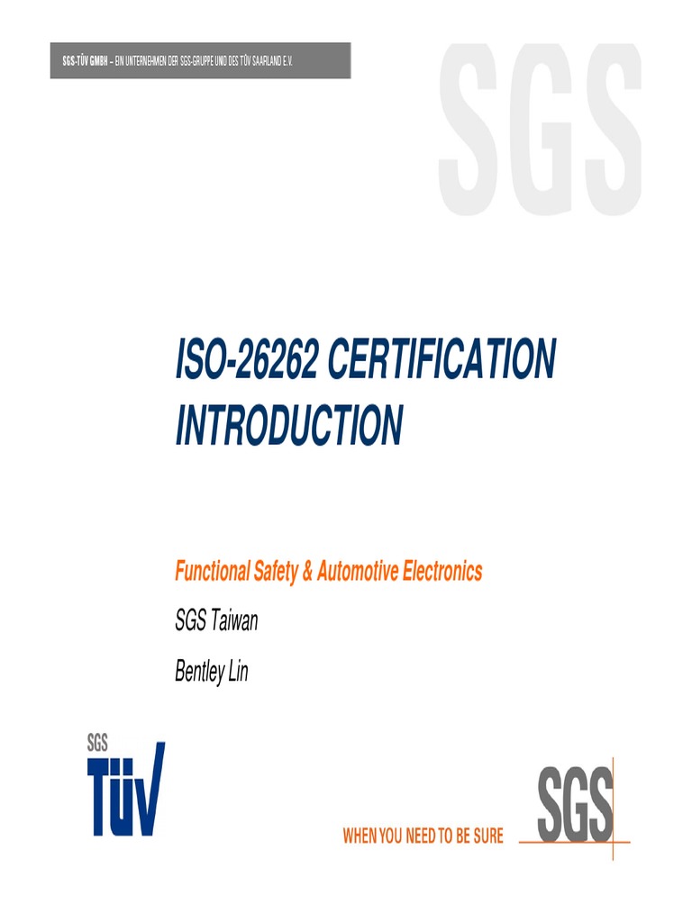FS Automotive - ISO 26262 Certification Introduction - Public | PDF ...