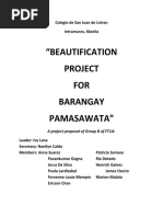 PROJ PROPOSAL For Beautification Final | PDF | Schools | Learning