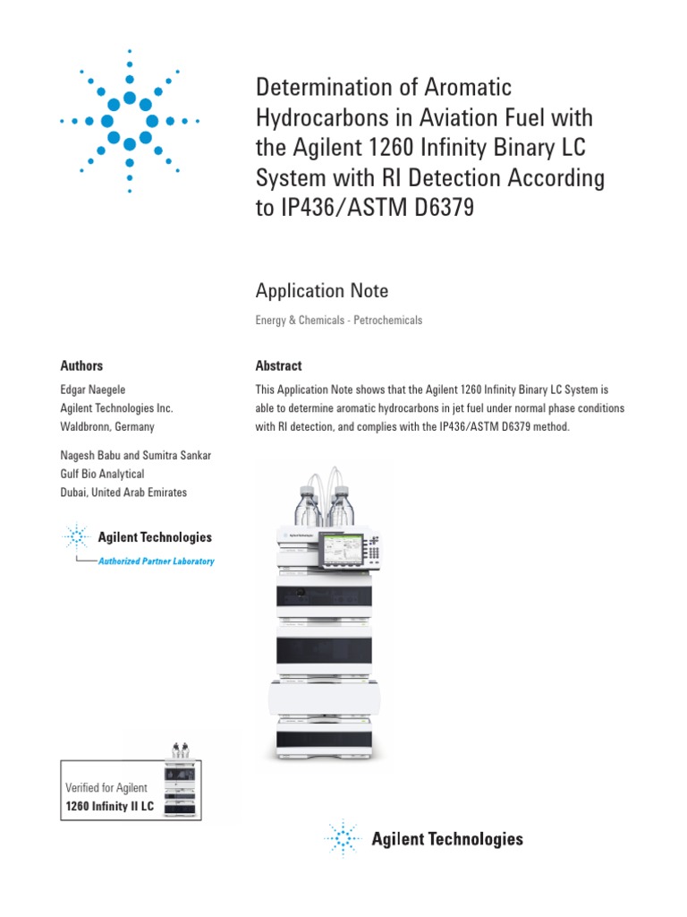 5991-hplc in Jet Fuel | PDF | Jet Fuel | High Performance Liquid ...