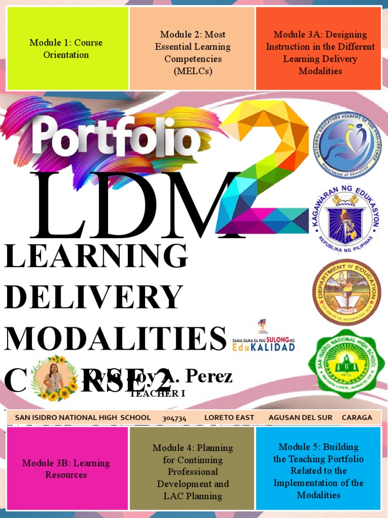 Learning Delivery Modalities Course 2 For Teachers: Xyla Joy A. Perez | PDF