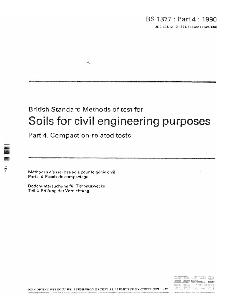 BS 1377-4 PDF | PDF