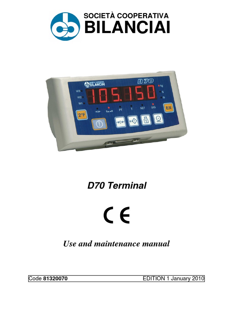User Manual en d70 Data Control | PDF | Electrical Connector | Ac Power ...
