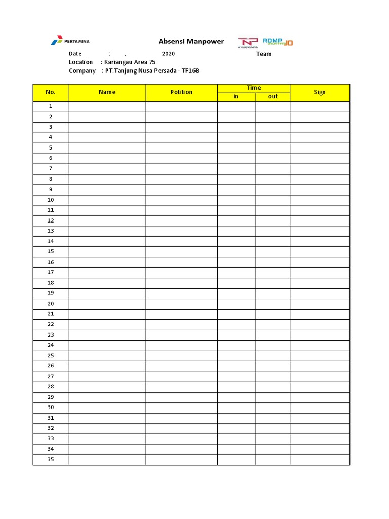 ABSENsi MANPOWER | PDF