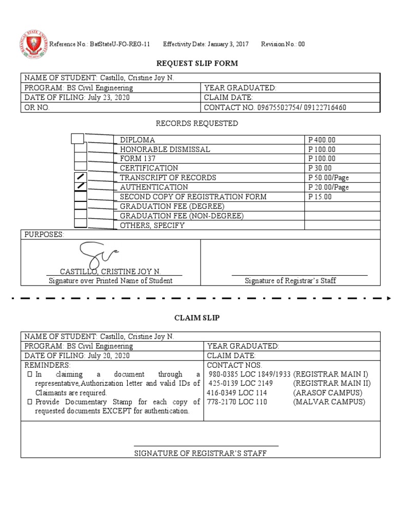 Main Ii - Transcript of Records | PDF