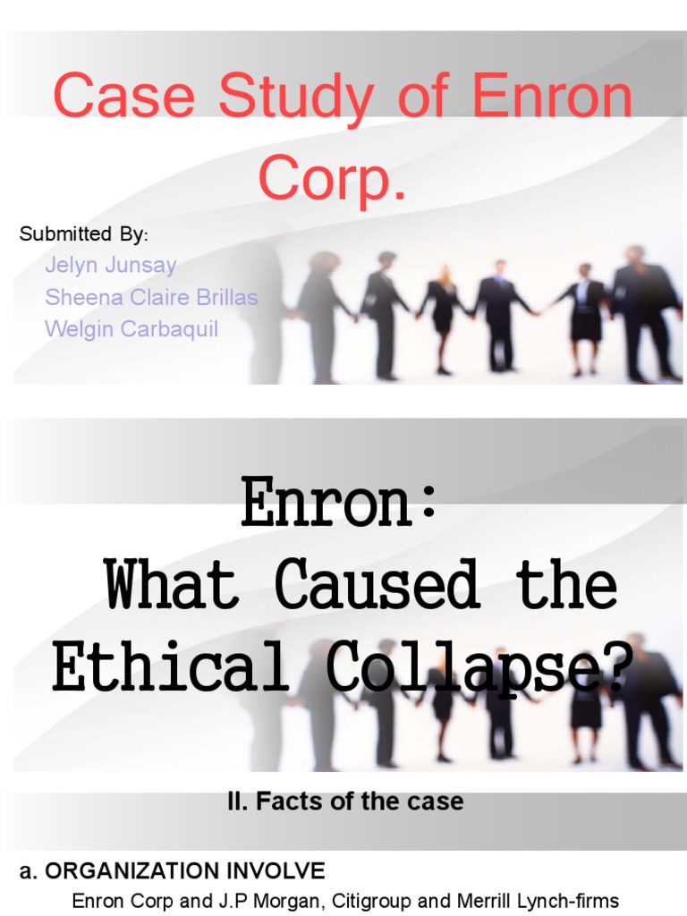 Group 1 Case Study | PDF | Enron | Corporate Law