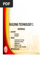 Building Materials in Building Technology 1 - Architecture National University Philippines | PDF ...
