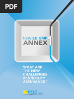 Annex 1 GMP | PDF | Sterilization (Microbiology) | Risk Management