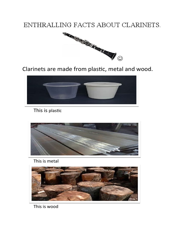 Fascinating Clarinet Facts Revealed | PDF | Art | Classics