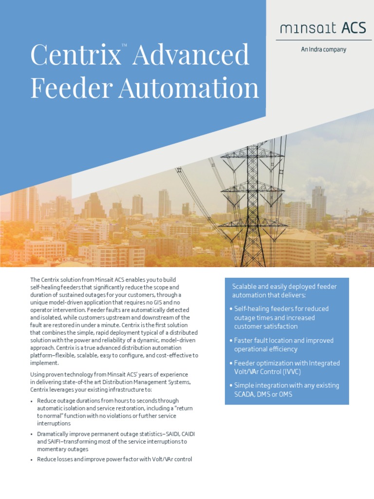 Centrix Advanced Feeder Automation | PDF | Electrical Engineering | Computing