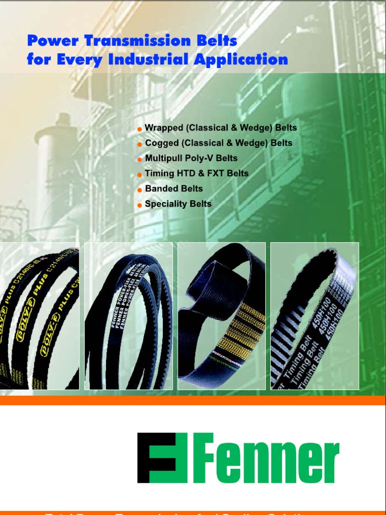 Fenner Wedge Belt Drive Specifications | PDF