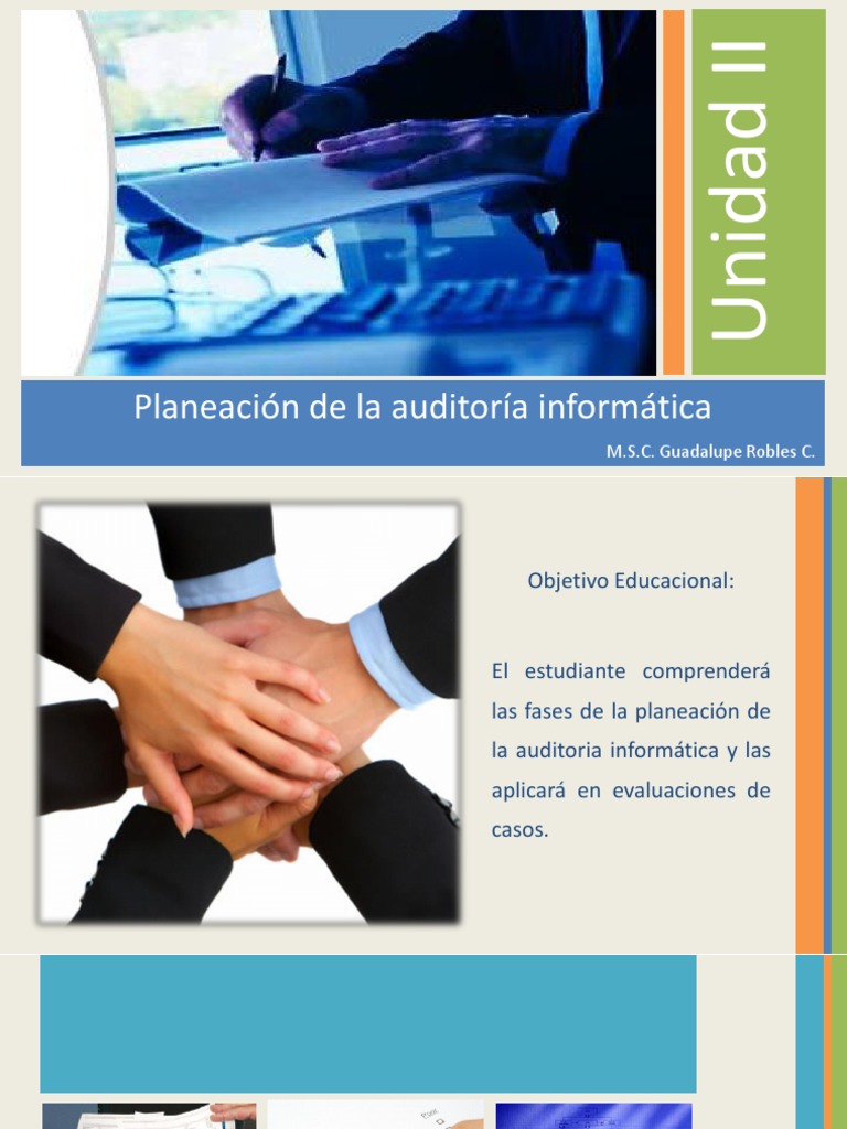 Unidad II Planeación de La Auditoría Informática | PDF | Planificación | Auditoría