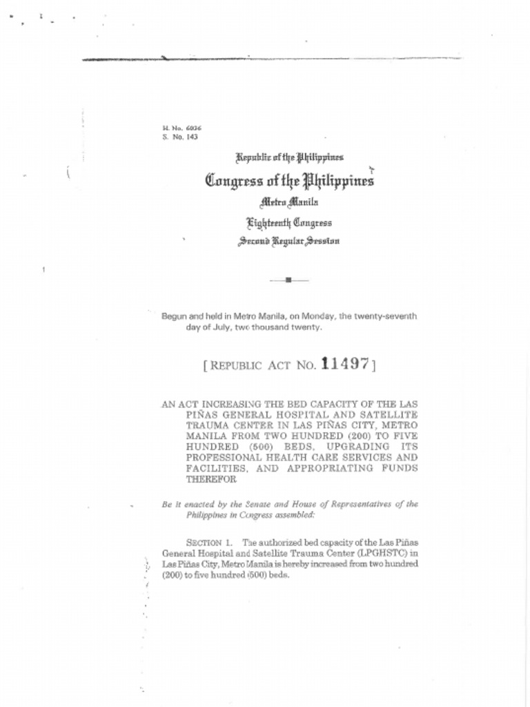 Ra 11497 | PDF