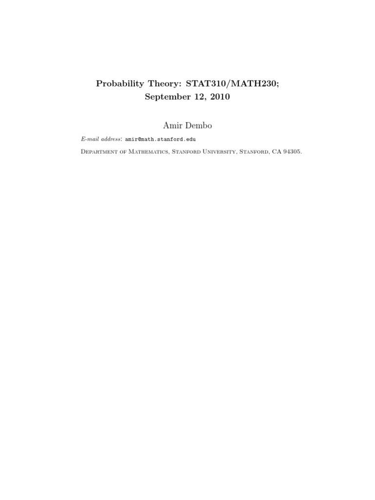 An Introduction to Probability Theory: Foundations and Applications ...