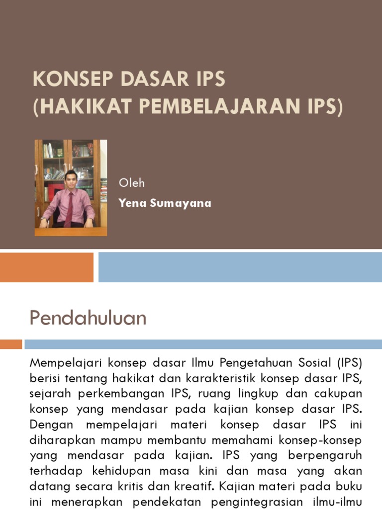 KONSEP DASAR IPS (Hakikat Pembelajaran IPS) | PDF | Ilmu Sosial