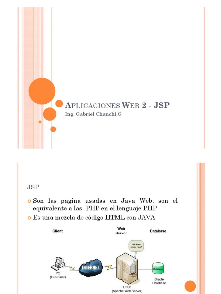 Aplicaciones Web 2 - JSP | PDF