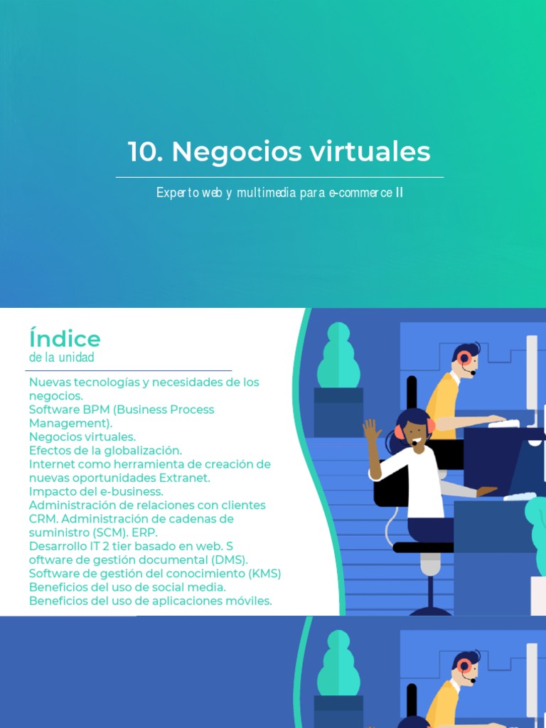 Negocios Virtuales | PDF | Gestión de la relación con el cliente ...