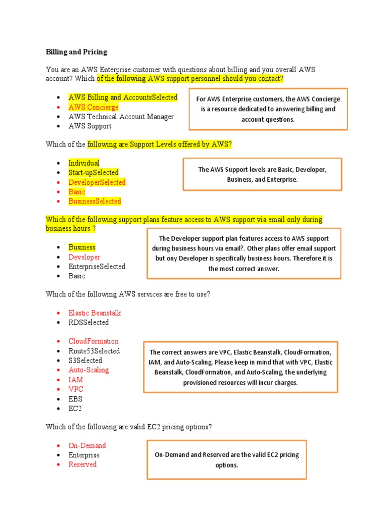 Soal AWS Dari Cloud Guru | PDF | Amazon Web Services | Cloud Computing