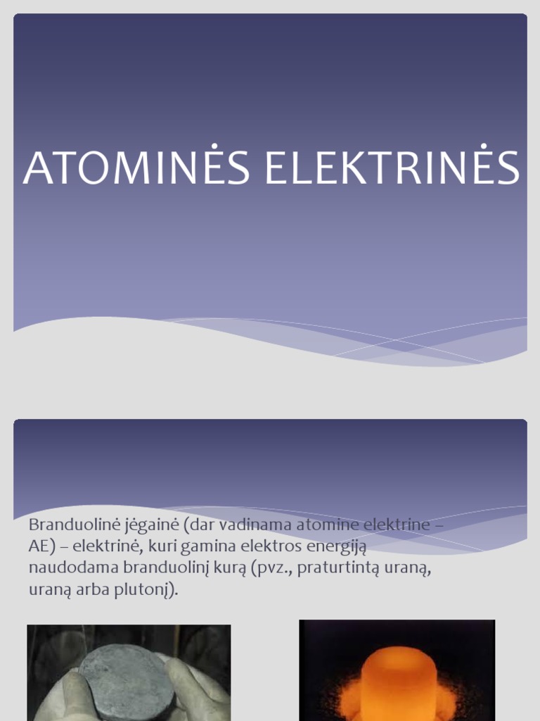 Atomines Elektrines | PDF