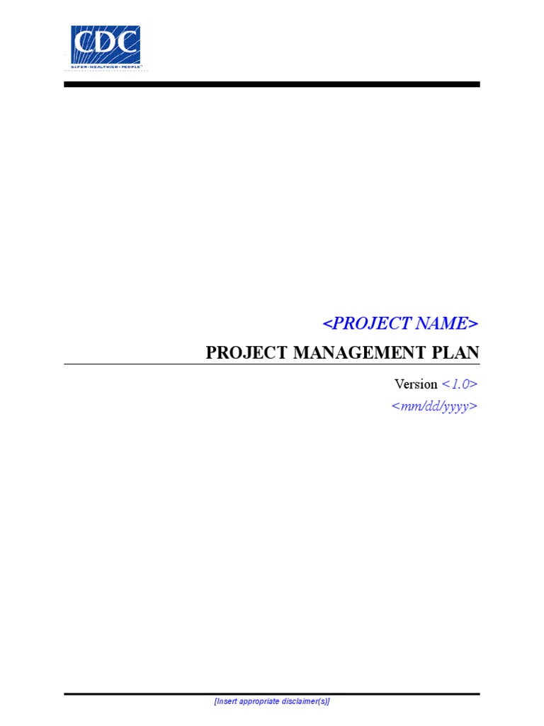 Project Management Plan Template | PDF | Software Bug | Project Management