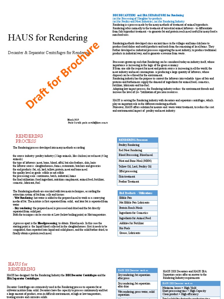 HAUS For Poultry and Meat Industries - Draft For Brochure Rev20190314 ...