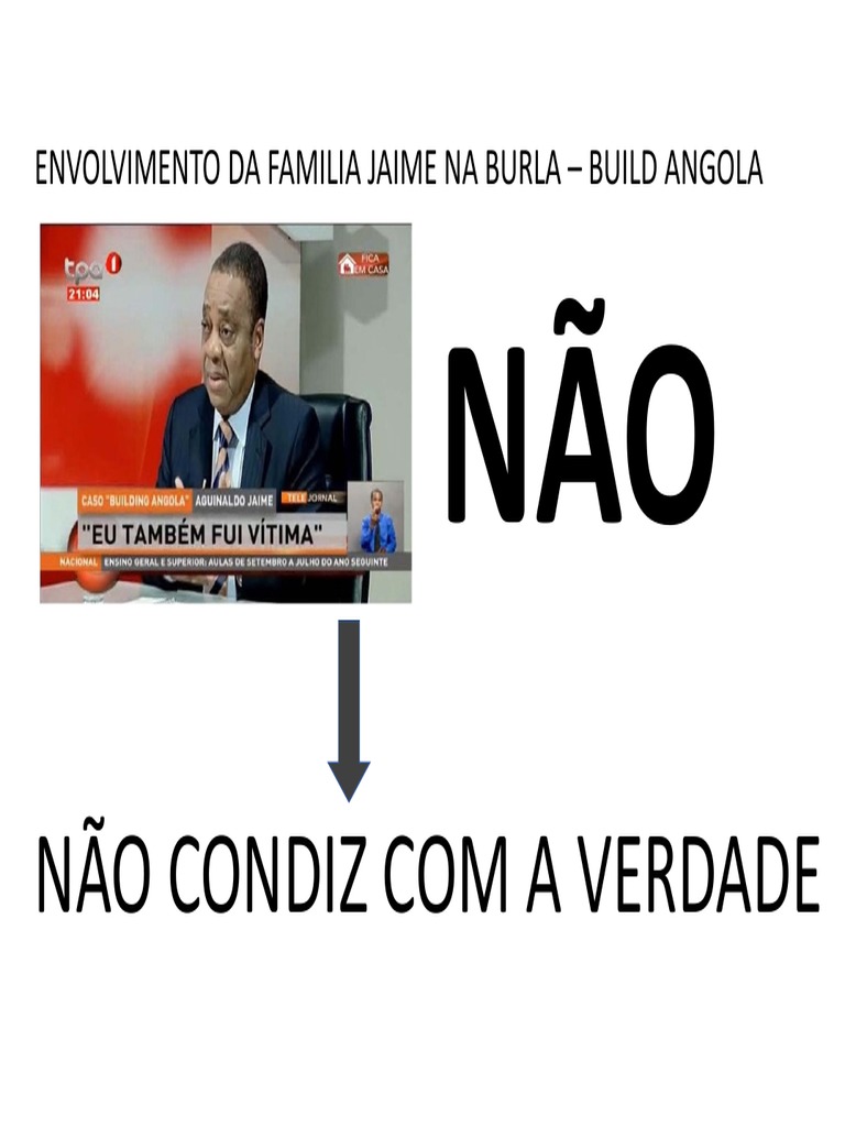 Familia Aguinaldo Jaime Na Burla | PDF | Angola