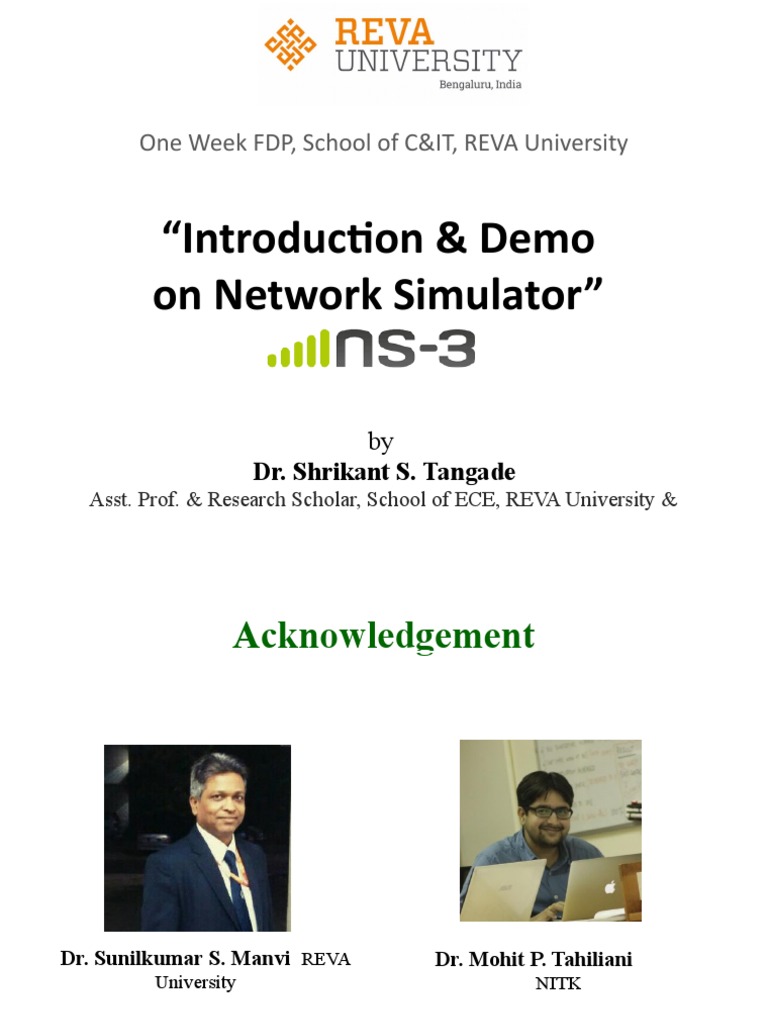 ns3 SST PPT R1 | PDF | Computer Network | Wi Fi
