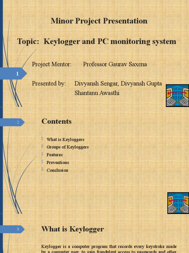 Keylogger Presentation | PDF | Computing | Software