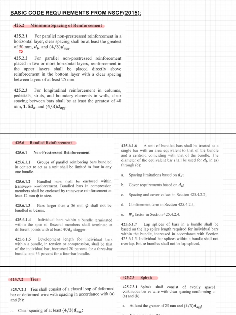1.1 Basic Code Requirements From NSCP (2015) | PDF