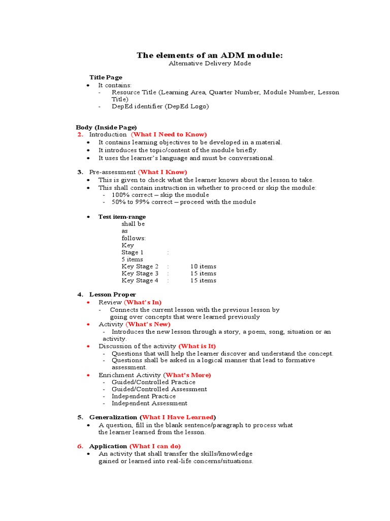 Guidelines On Module Writing | PDF | Educational Assessment | Education ...