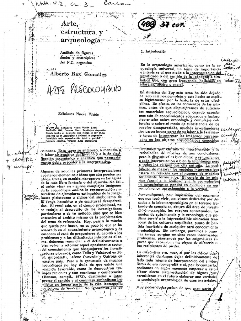 5 Gonzalez Alberto Rex Arte Estructura y Arqueologia | PDF