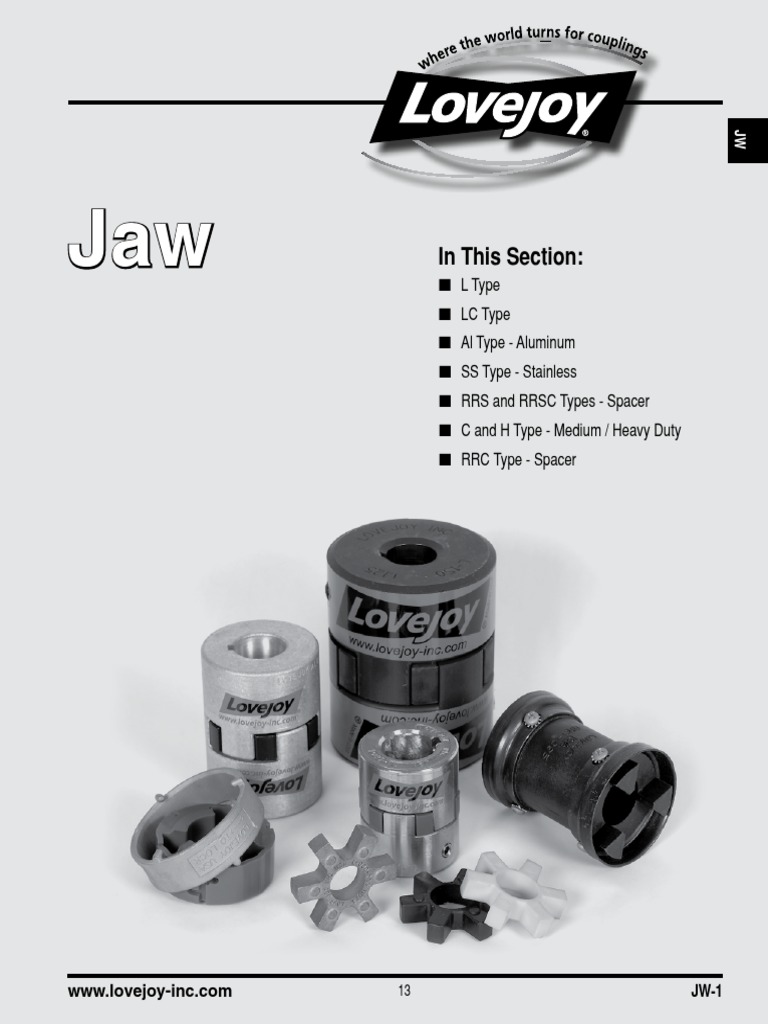 Lovejoy PDF | PDF | Horsepower | Electric Motor