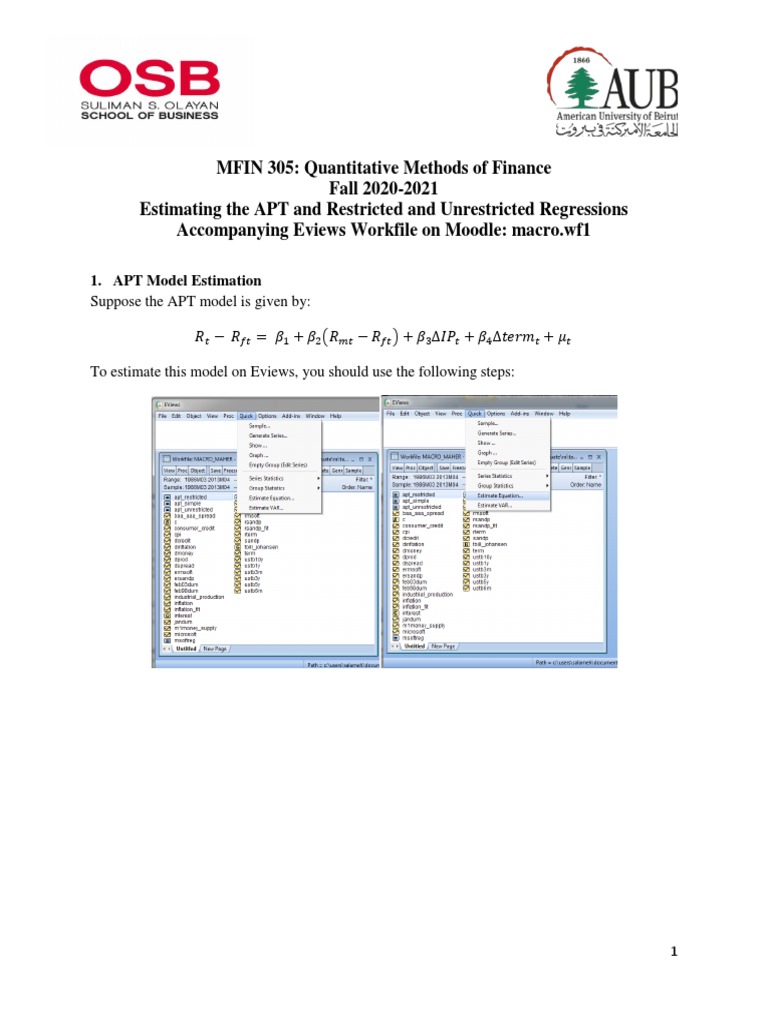 APT Notes | PDF | F Test | Evaluation Methods