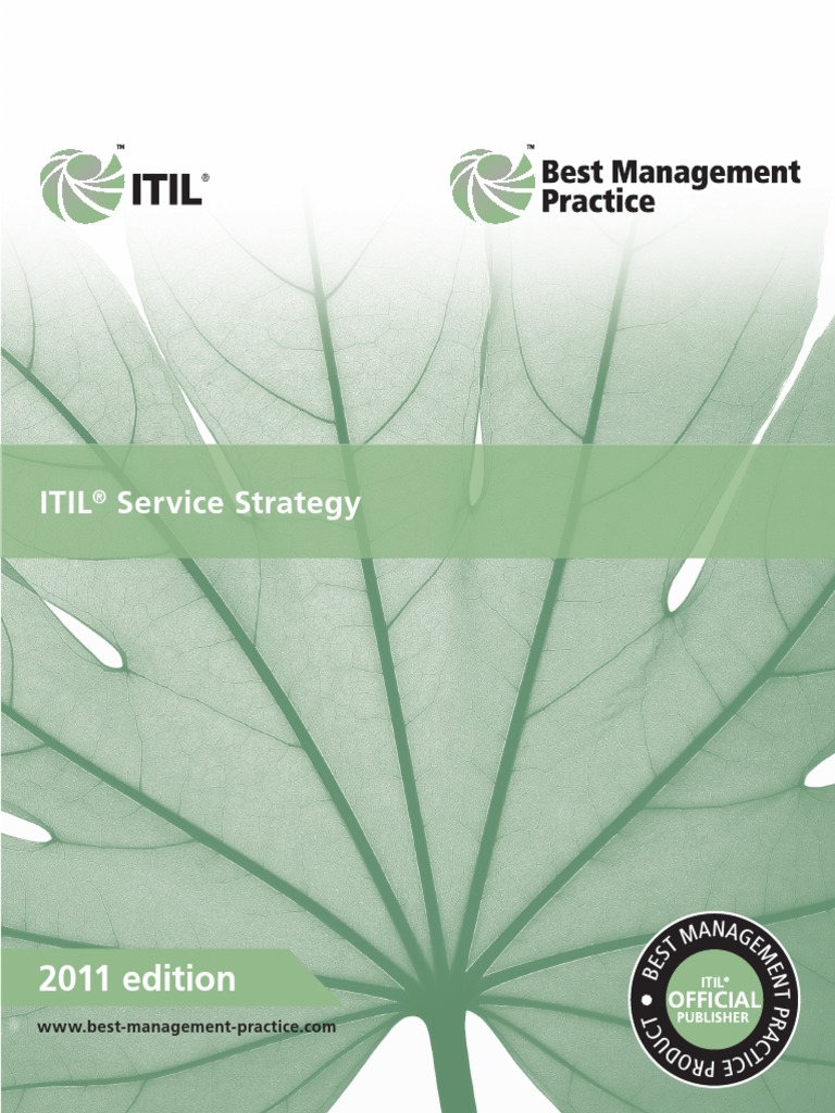 01 - ITIL V3 2011 Service Strategy SS PDF | PDF